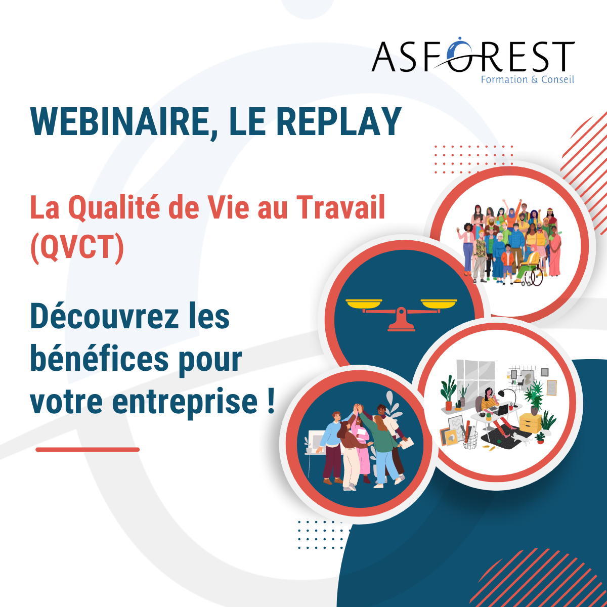 La Qualité de Vie au Travail (QVCT), découvrez les bénéfices pour votre ...